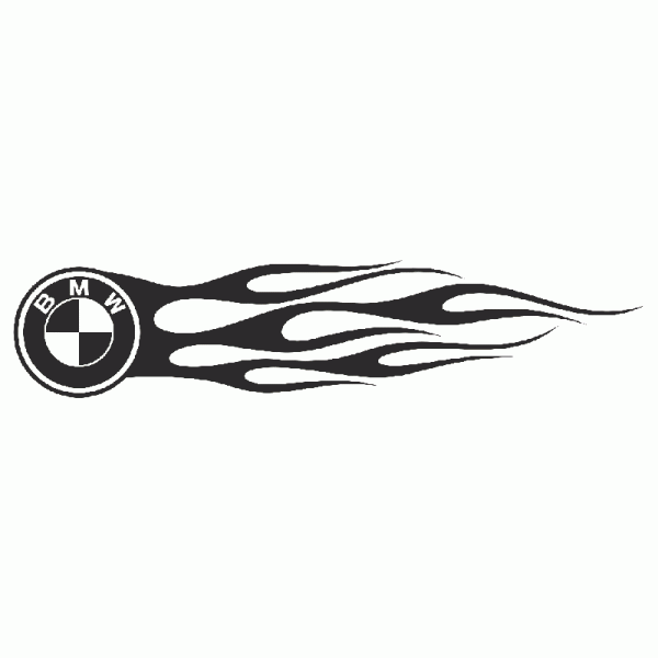 Лого BMW в пламъци - foliobg.info
